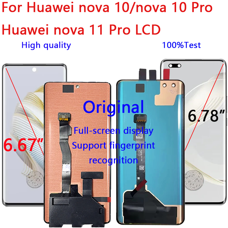 For Huawei nova 10 10 Pro 11 Pro LCD NCO-AL00, NCO-LX1, NCO-LX3 GLA ...