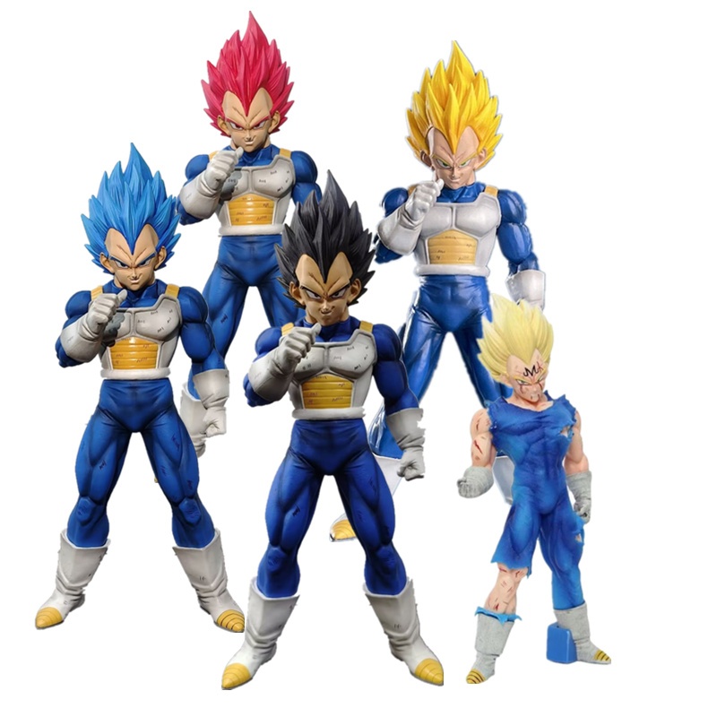 Dragon Ball Model GK Super Vegeta Super Saiyan Super Red Super Blue ...