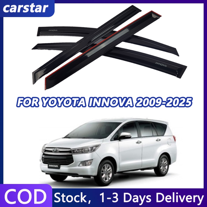 Rain Visor for TOYOTA Innova 2009 - 2025 Door Visor Rain Guard Window ...