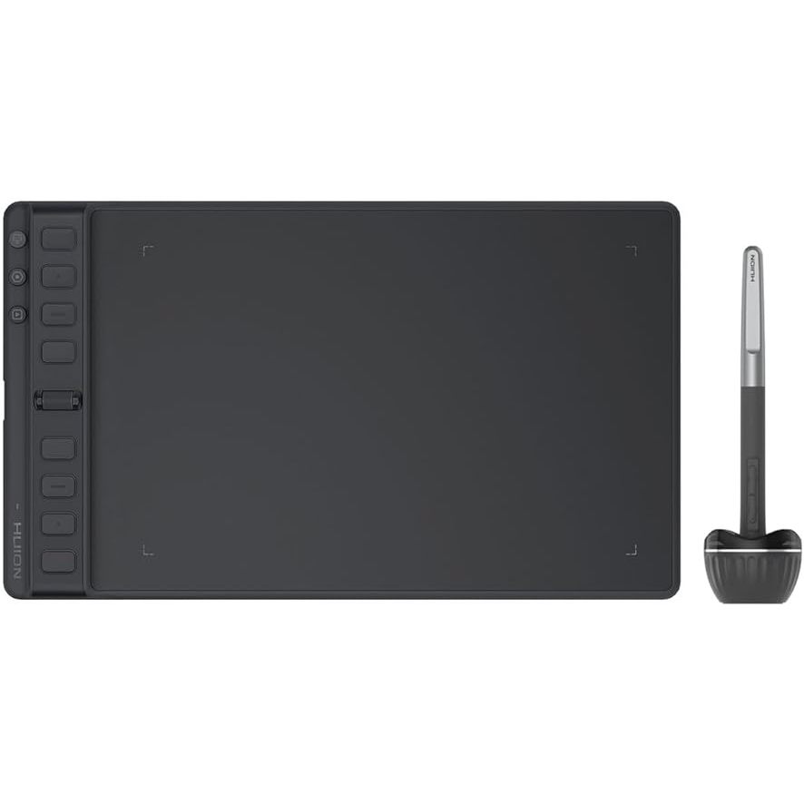 NEW Inspiroy 2 tablet with 6 buttons and scrollers, New digital pen, 6. ...