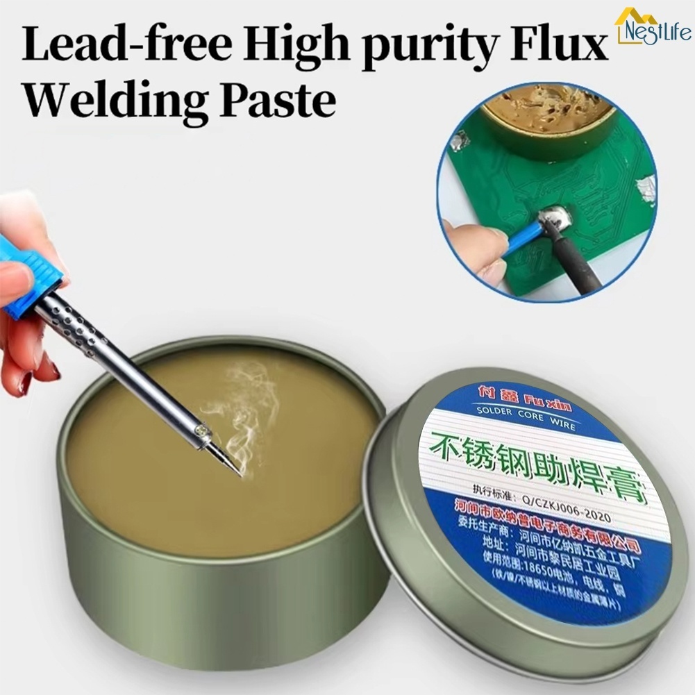 100g Solder Paste Soldering Flux Lead-free No-clean Solder Grease Iron ...