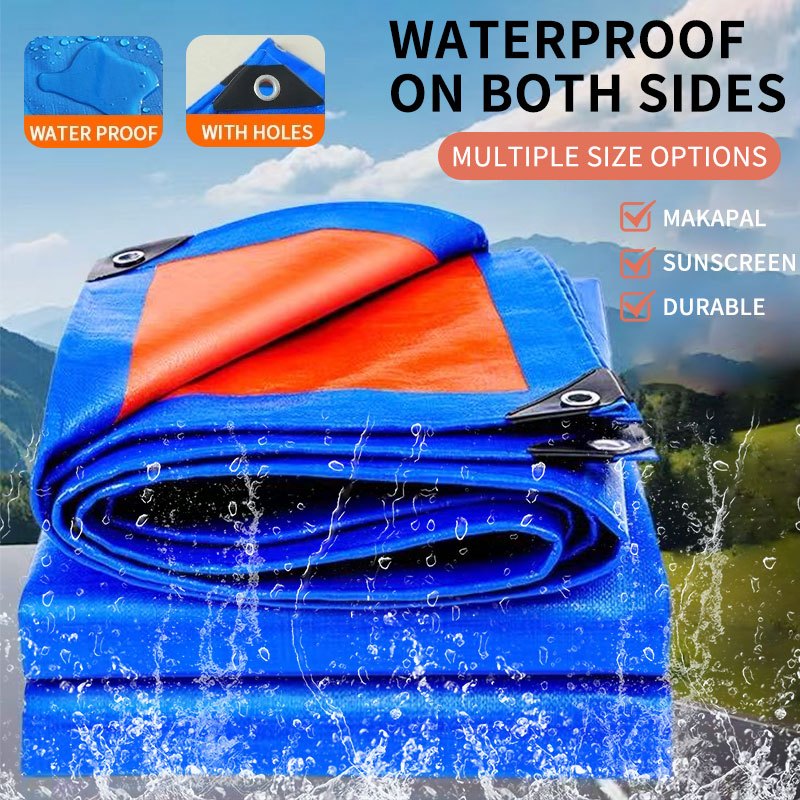 Trapal waterproof makapal Tarpaulin Waterproof Rainproof Sunproof，Lona ...