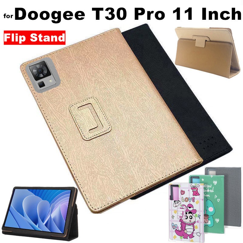 Flip Case for Doogee T30 Pro 11 Inch Silk Pattern Cover Flip Foldable ...
