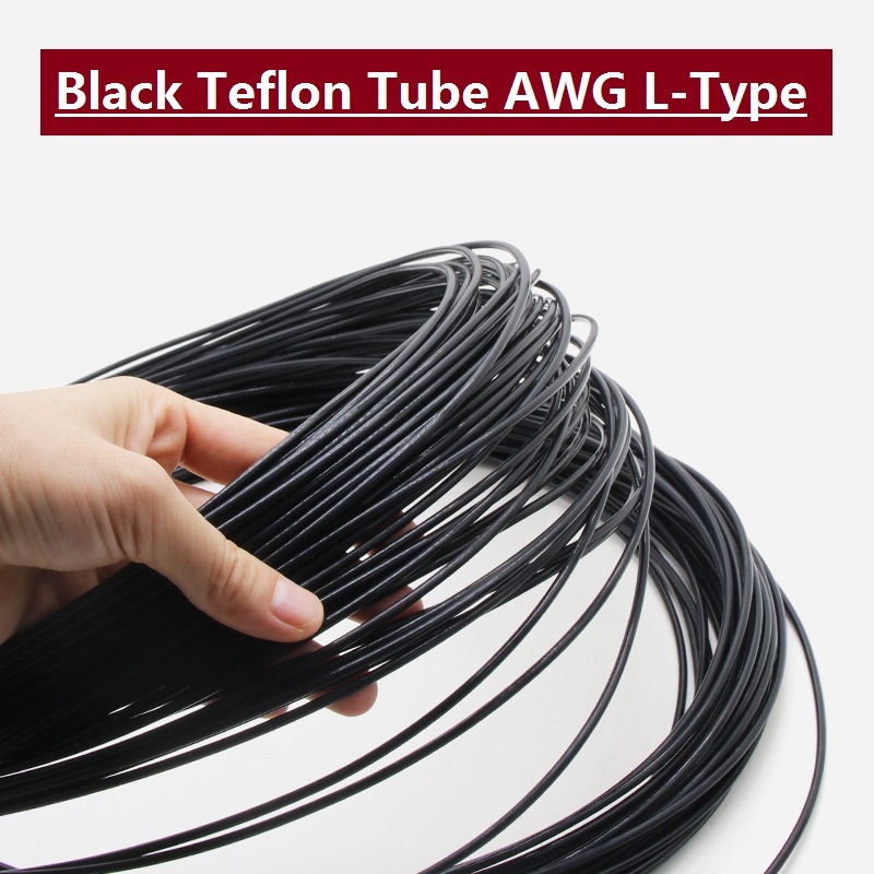 L-type Teflon Tube 150V PTFE Capillary Black High Temperature Resistant ...