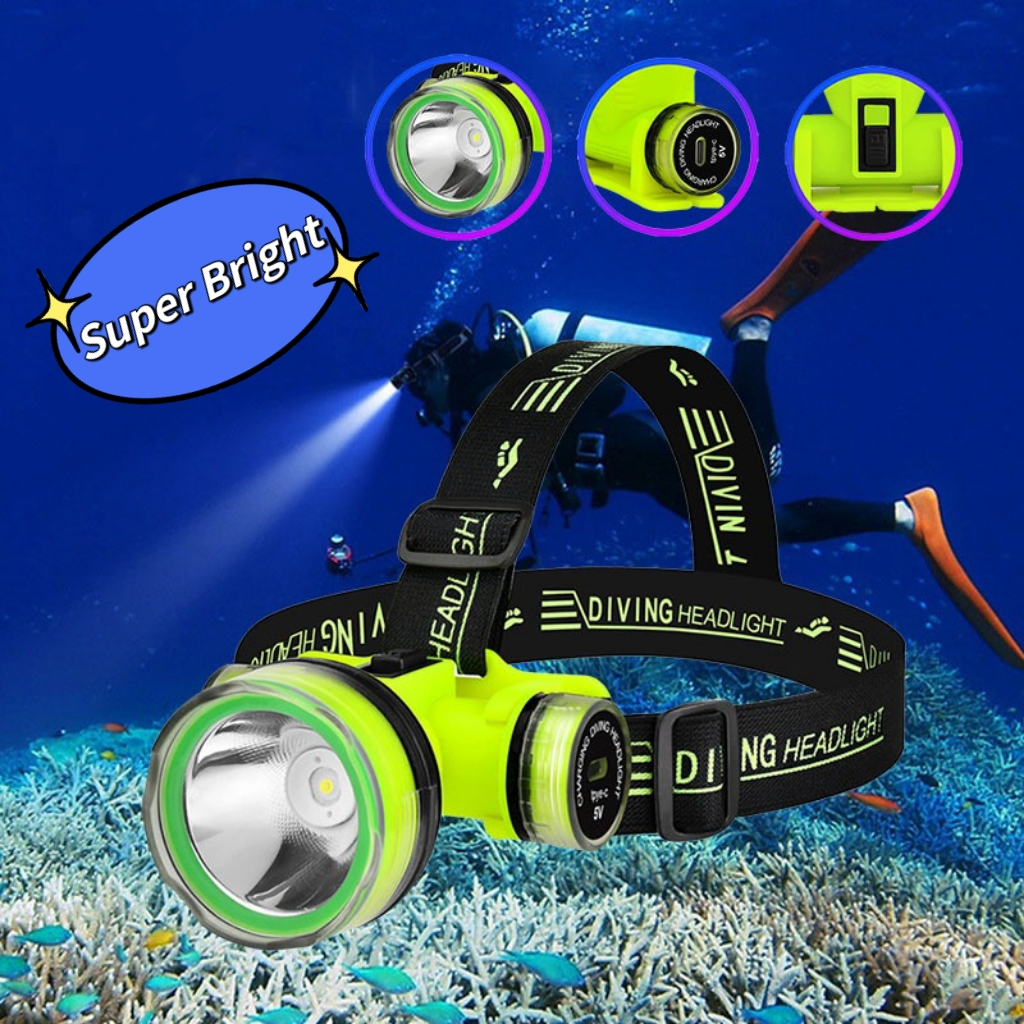 Outdoor camping Portable Headlamp USB charging Fishing headlights ...