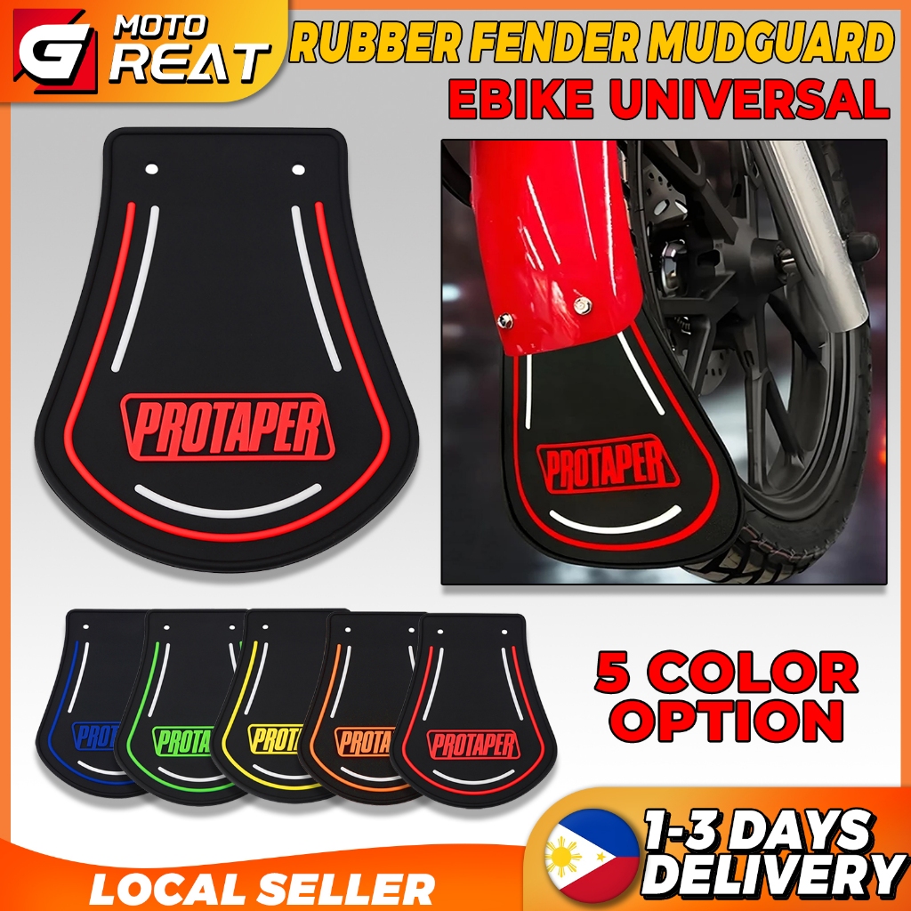 Motorcycle Rear Fender Rubber Mud Guard Universal 1PCS Rear Mudgurad ...