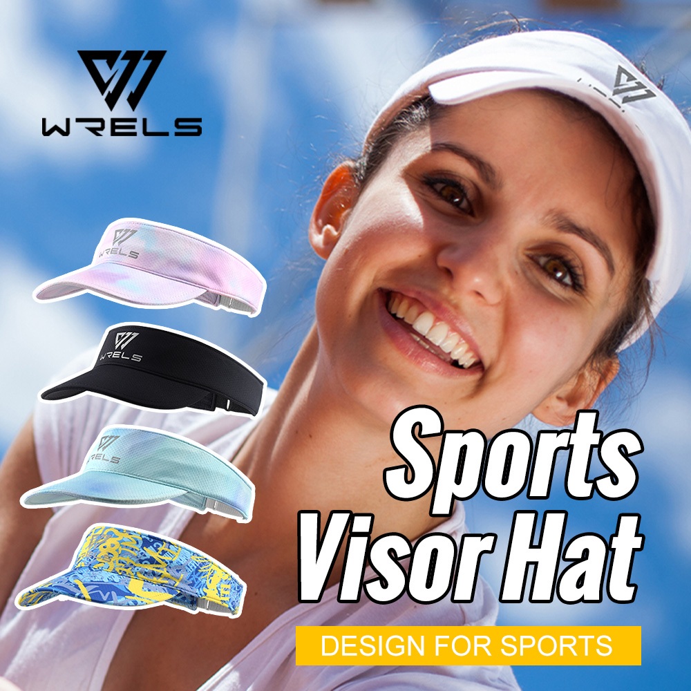 WRELS Foldable Empty Top Cap Sun Quick-drying And Breathable Visors ...