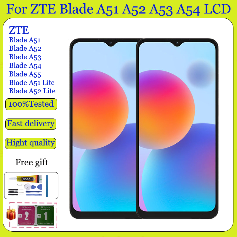 Original For ZTE Blade A51 A52 A53 A54 A55 A51 Lite A52 Lite LCD ...