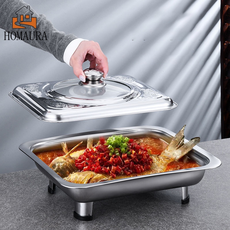 Stainless Steel Food Warmer Storage Container Catering Commercial ...