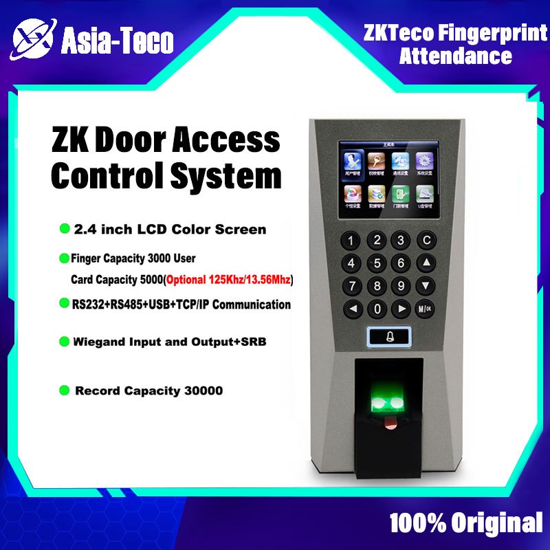 Fingerprint Biometric Time Attendance Door Access Control System Fingerprint Access Controller