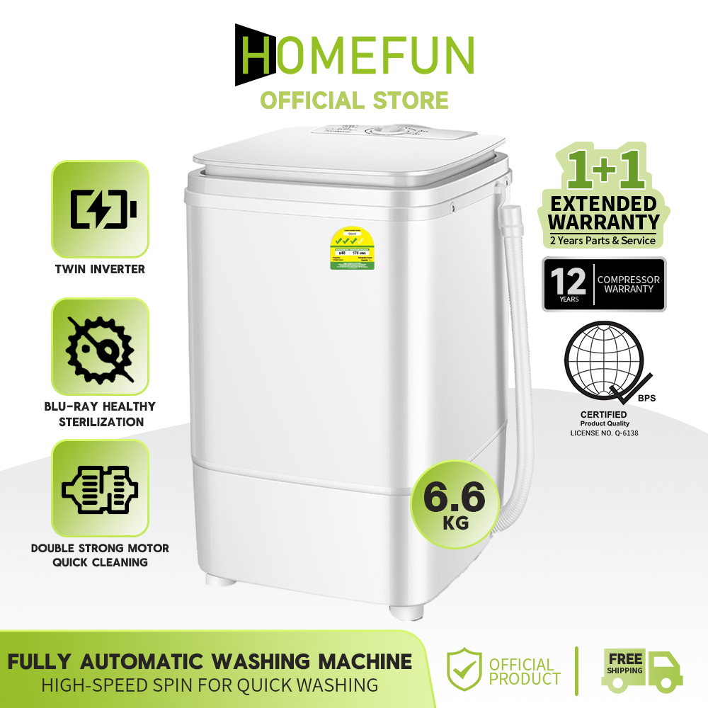 HOMEFUN Portable blue light sterilization washing machine Baby ...