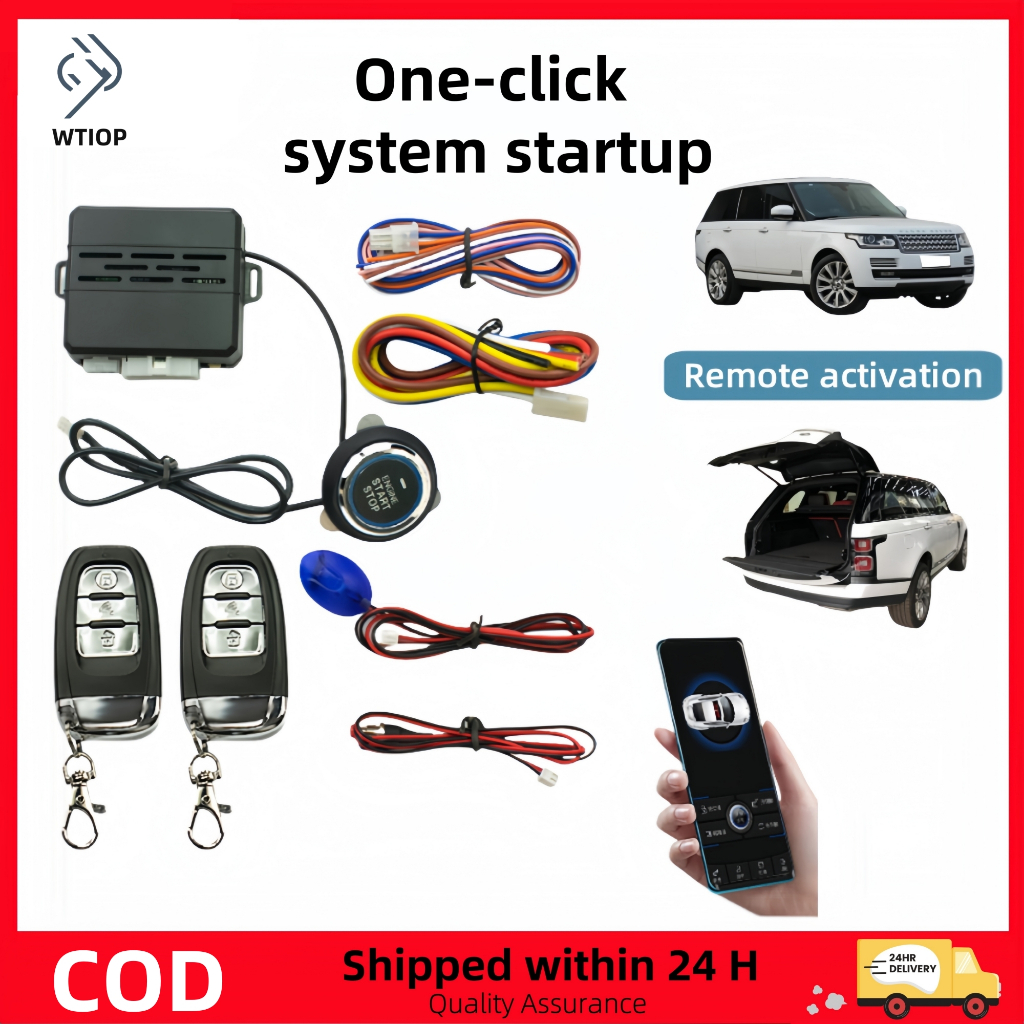 [Ready Stock] Universal Push Button Start Remote Engine Start Stop ...