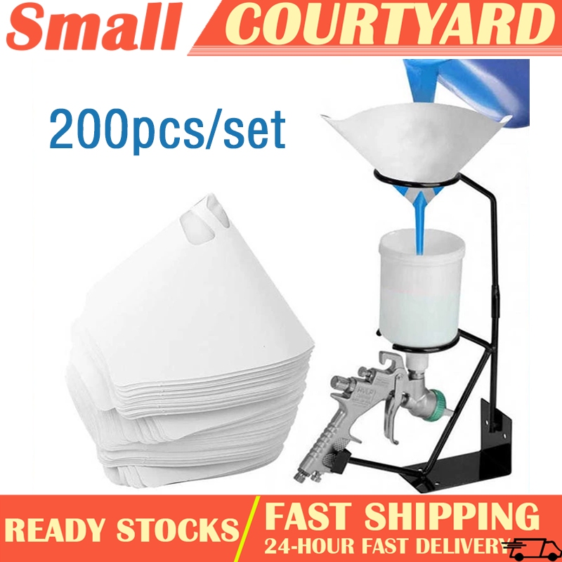200pcs Paint Strainer Filter/Paint Filter Paper/100Mesh Conical Nylon ...