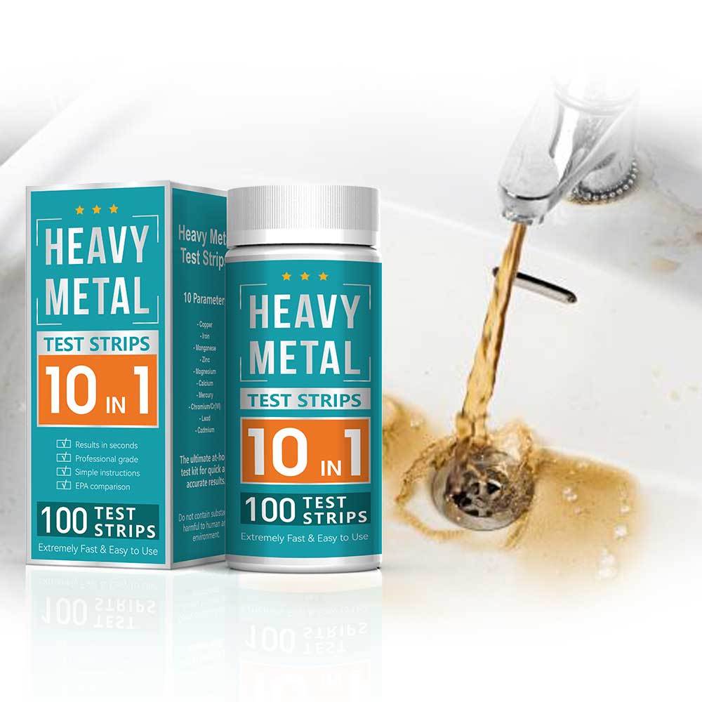 100spcs Heavy Metal Test Kit | 10 in 1 Testing Water for Metals | Water ...