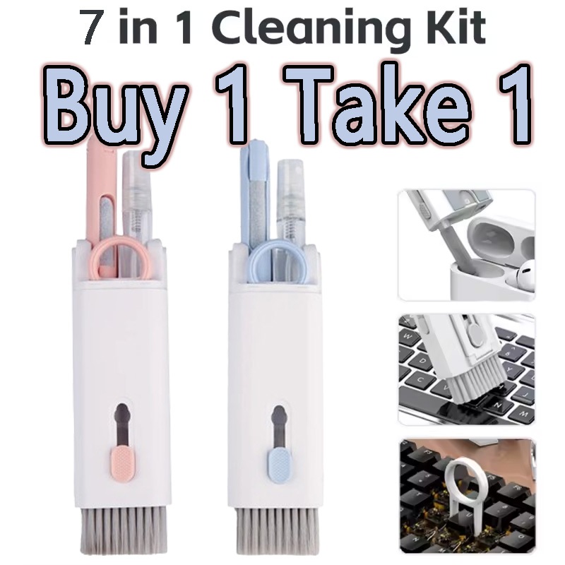 7 In 1 Computer Keyboard Cleaner Brush Kit Earphone Cleaning Pen For ...