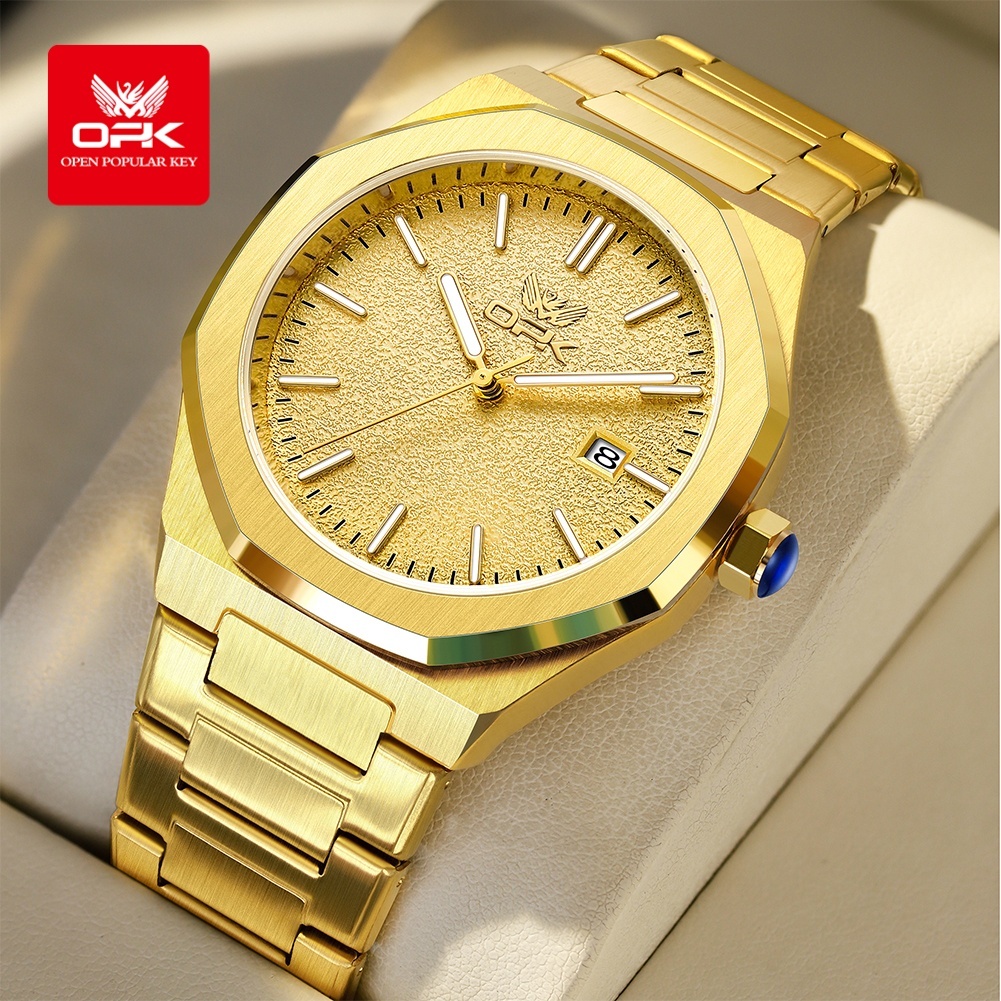 OPK Watch For Men Waterproof Original Stainless Steel Quartz Fashion ...