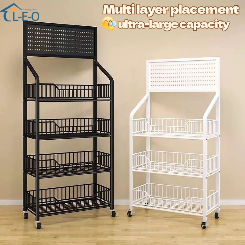 【L-E-O】Supermarket Shelves Display Rack For Store Grocery Rack 4-5 ...