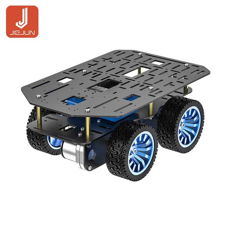 Wheeled electric trolley chassis aluminum alloy four-drive differential ...