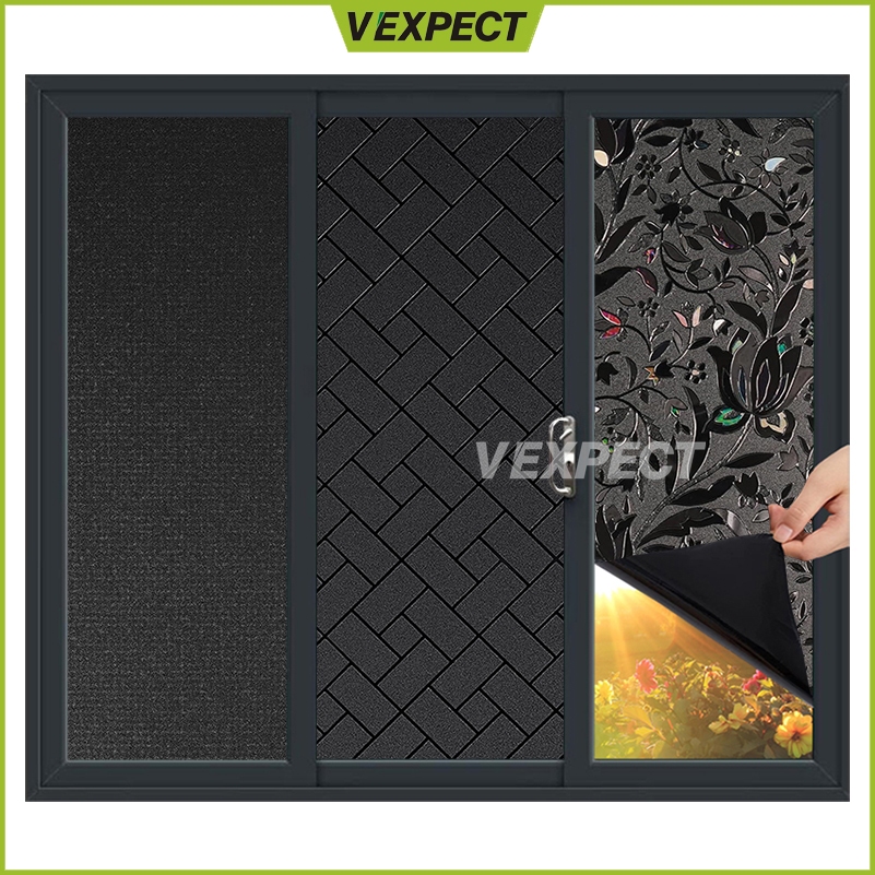 Blackout Window Sticker Film, Privacy Window Film Sticker, Total ...