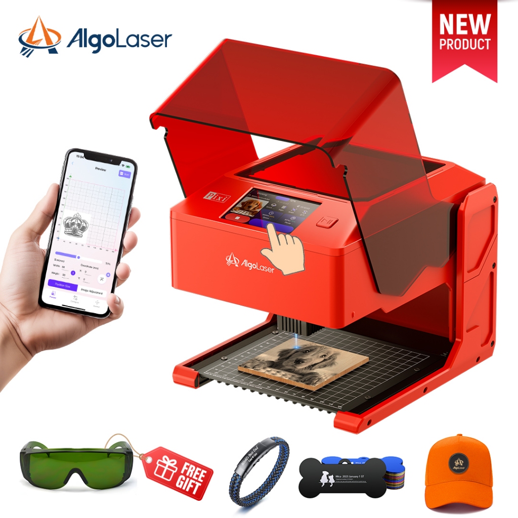 AlgoLaser Portable Laser Engraver Pixi 3W for Beginner 100*100cm ...