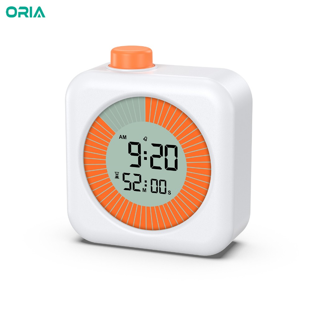 ORIA Portable Visual Digital Timer Clock Time Management Tool with 60 ...
