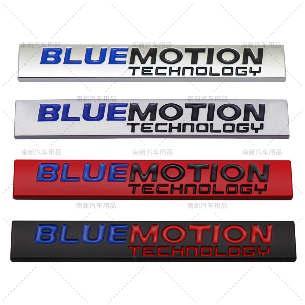 3D Metal Bluemotion Blue Motion Technology Car Logo Emblem Body Sticker ...