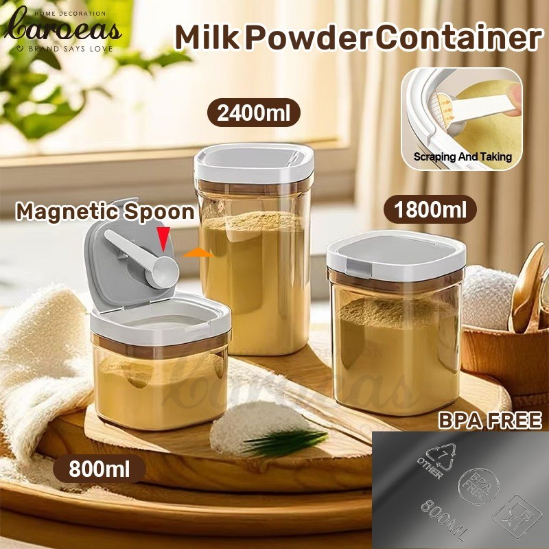 Airtight Milk Powder Jar Sealed Milk Powder Tank Food Sealed Jar ...