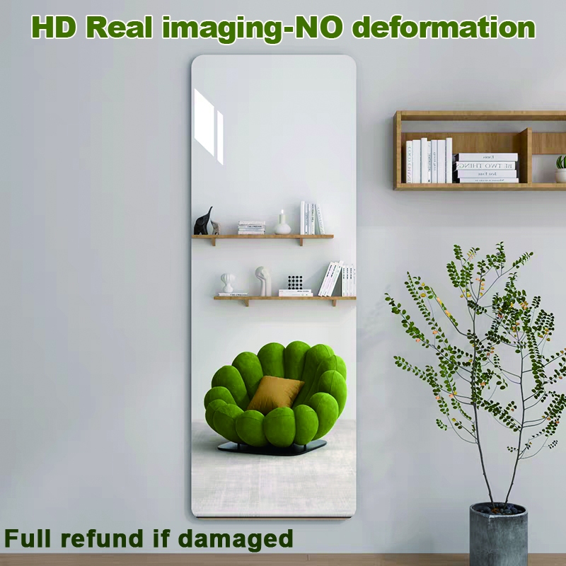 HD Acrylic Mirror Real imaging NO deformation Full Body Mirror Light ...
