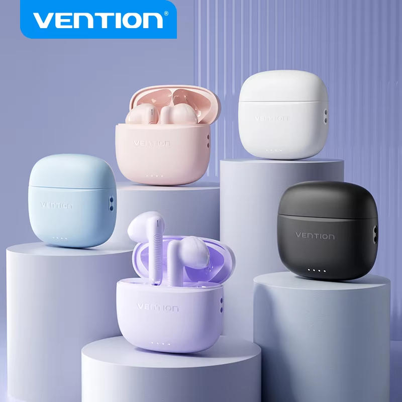 Vention Wireless Earphones Bluetooth 5.3 Headset TWS Hi-Fi Stereo ...