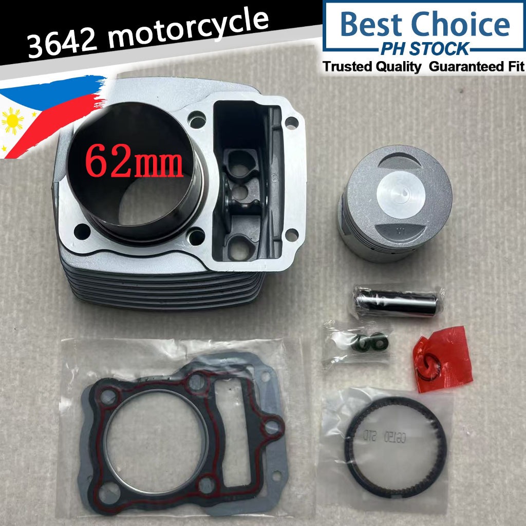 TMX 125 alpha / CG 125 / TC 125 62mm Big Bore Cylinder Block Kit Plug ...