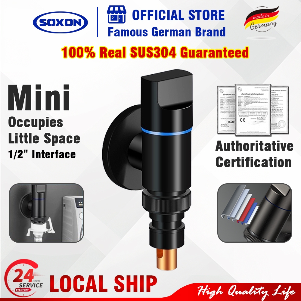 SOXON Washing Machine Faucets 304 Stainless Steel Full-automatic Anti ...