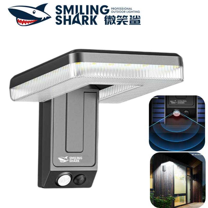SMILING SHARK BD069 LED Wall Light Super Bright White Light Garden ...