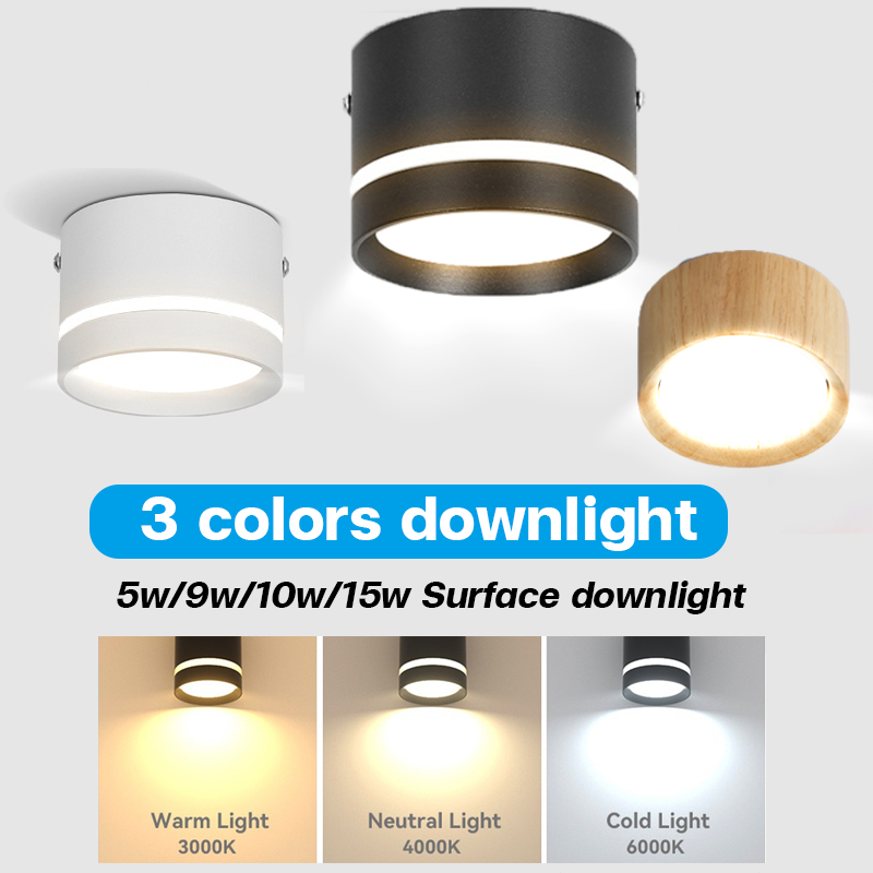 LED downlight Macaron Surface mounted pin light 220V Ceiling Light ...