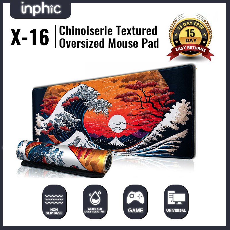 INPHIC Big mousepad Office Games Moisture-Proof Slippery base mousepad ...