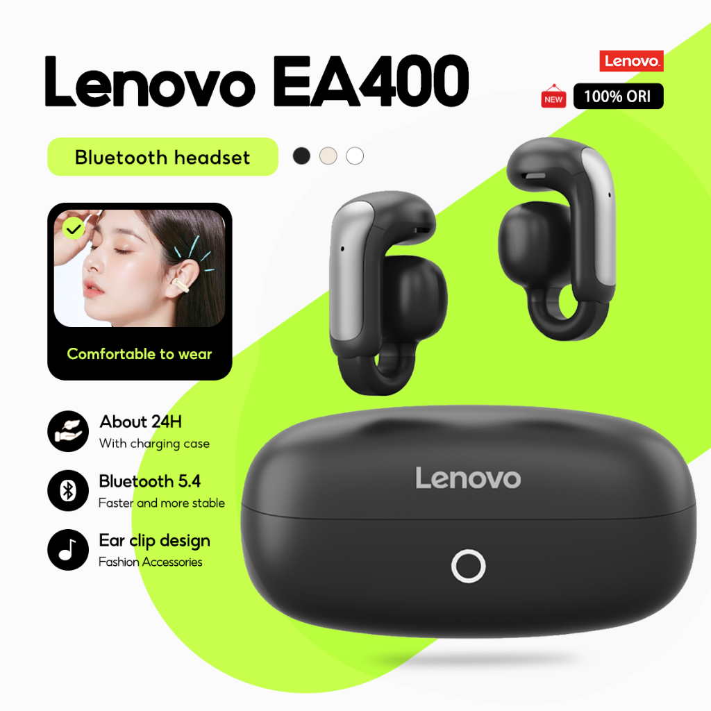Lenovo Earbuds EA400 Bluetooth Wireless Earbuds TWS Open Type Earphone ...