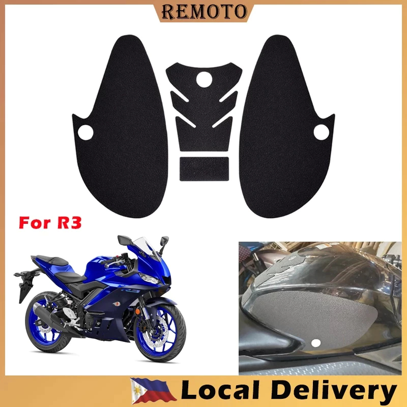 REMOTO For Yamaha Yzf R3 Motorcycle Tank Pads Protector Stickers Decal ...
