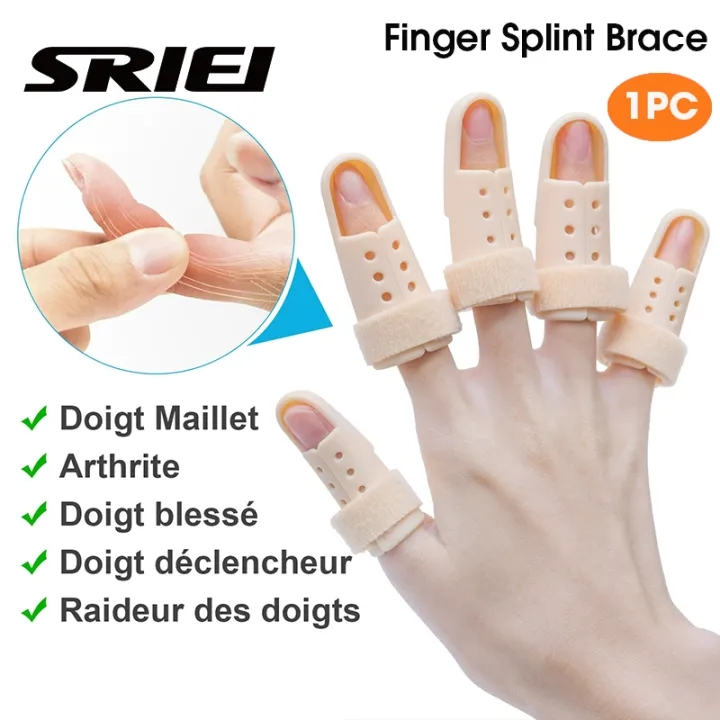 SRIEI 1PCS Finger Splint Brace Adjustable Trigger Finger Splint Mallet ...
