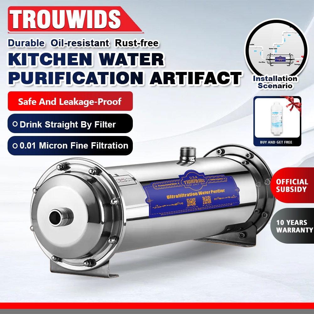 TROUWIDS Ultrafiltration Water Purifier For Drinking Whole House Water ...