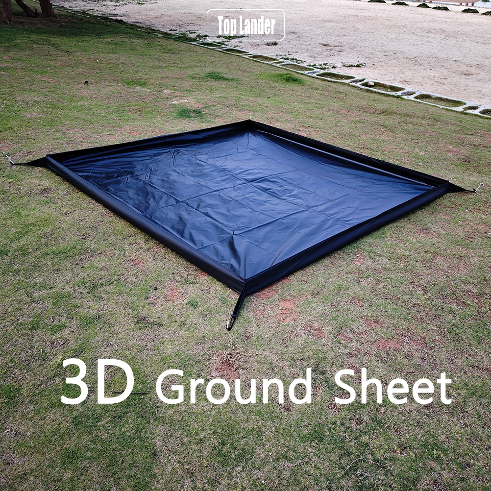 3x3 3D Groundsheet Outdoor Camping Waterproof 210D Oxford Cloth Mat 3x4 ...