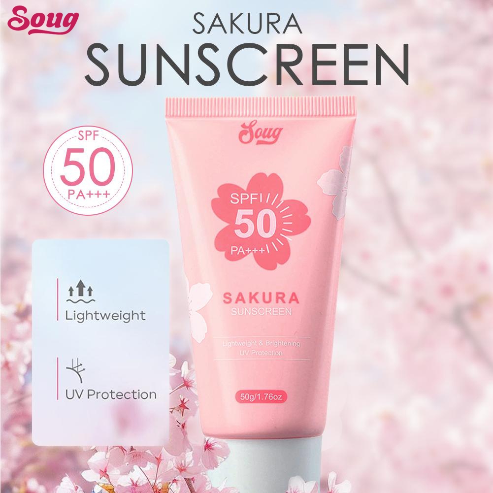Soug Sakura Fantasy Sunscreen SPF50+ High Protection UV PLUS Face ...