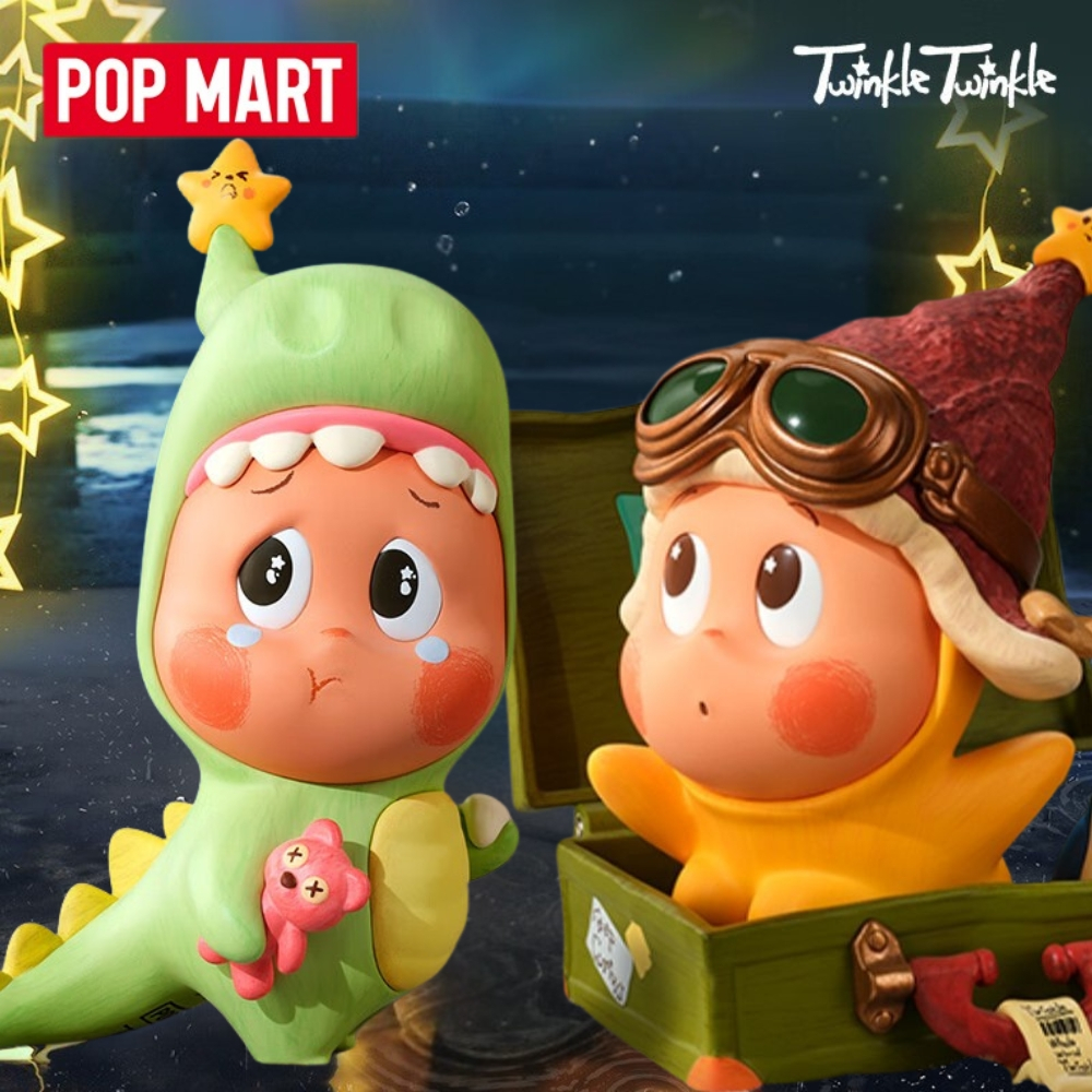 POPMART 1 2 3 Twinke Twinkle Be a Little Star Series Figures Blind Box Twinkle Twinkle V3 POP ...