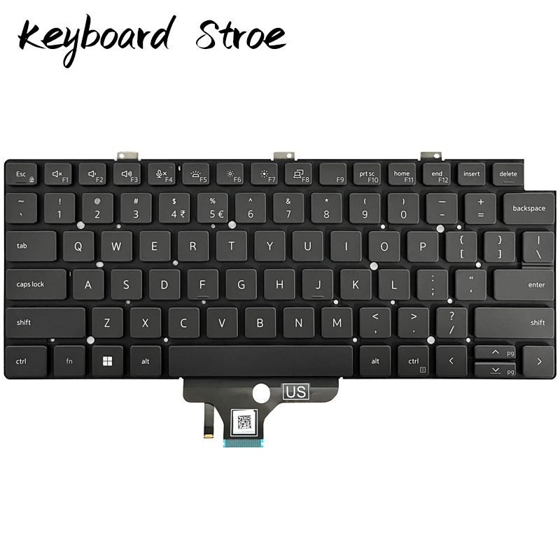 For Dell Latitude 5330 5320 5340 5350 7320 7330 2-in-1 Laptop Keyboard ...