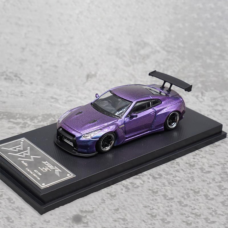bbs 1: 64 Nissan GTR R35 Chameleon Alloy Model Car Ornament Collection ...
