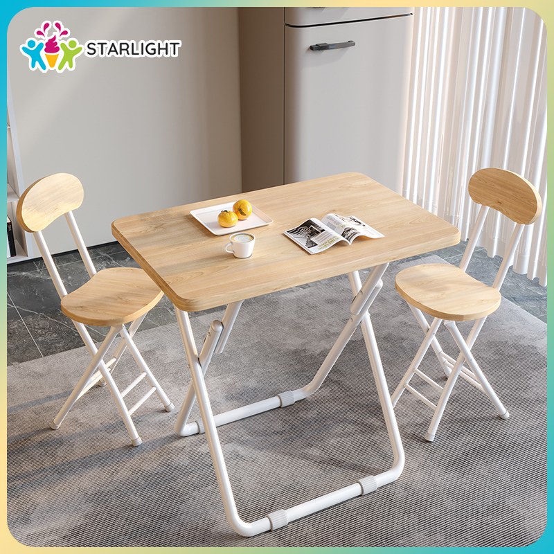 STARLIGHT Folding Dining Table Portable Desk Computer Table MultiPurpose Household Table ...