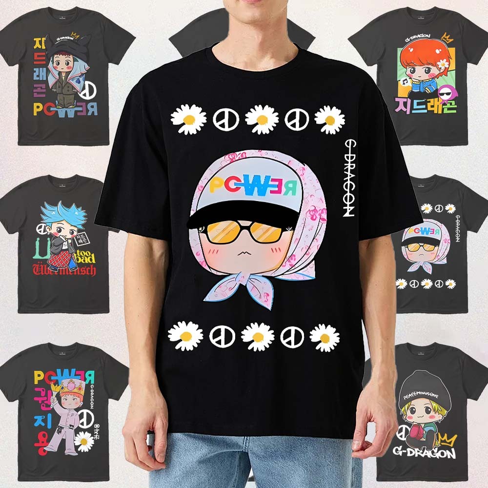 G-dragon GD BIGBANG shirt Hallyu Fan Korean Idol Concert Support Unisex ...