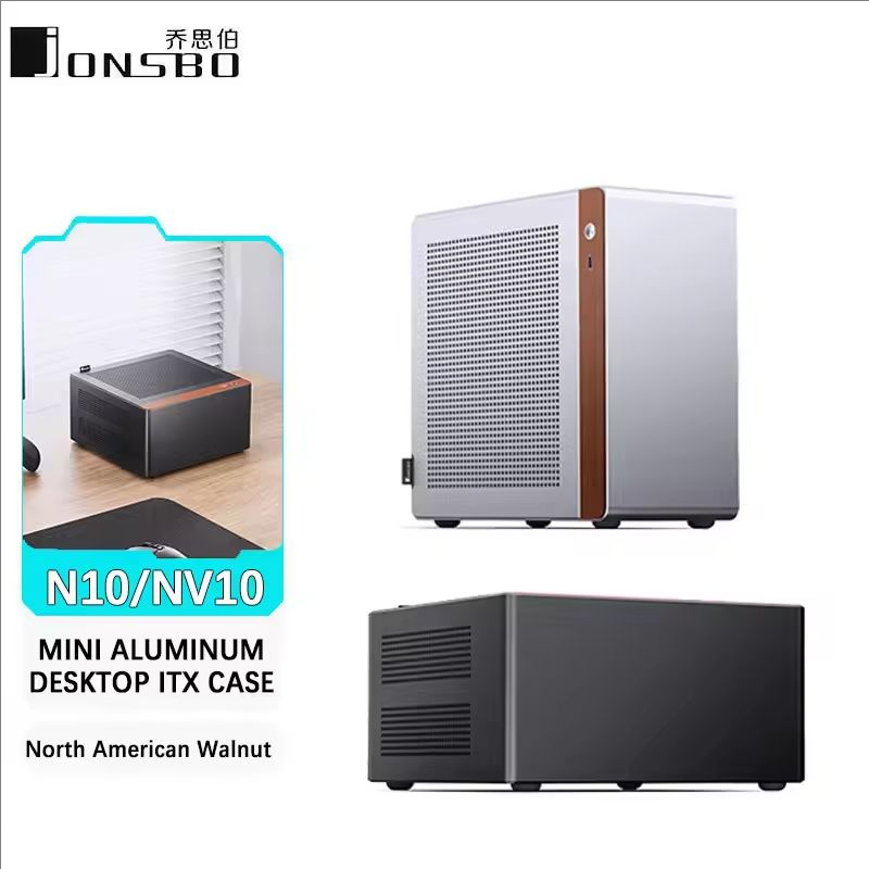 Jonsbo NV10 N10 ITX Mini Desktop Case 3.3mm Aluminum Alloy Chassis ...