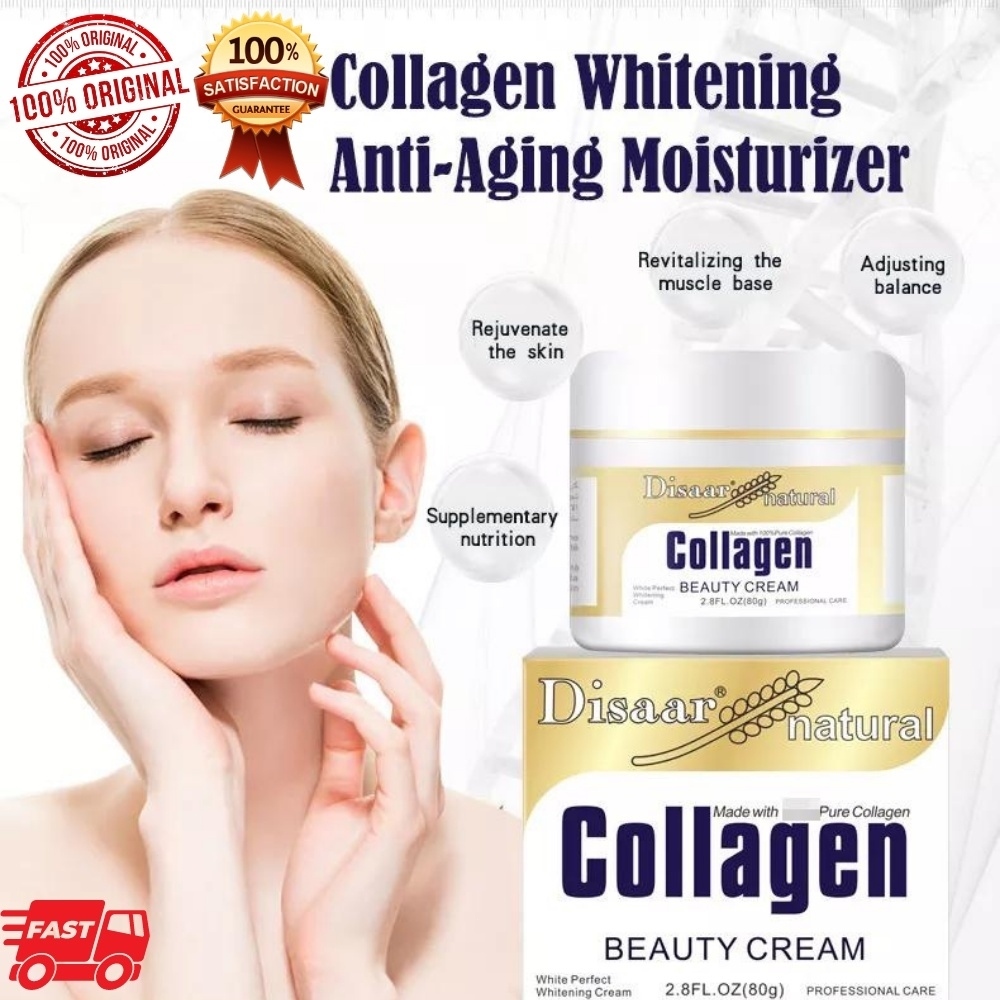 DISAAR Collagen Whitening Cream Anti Aging Dark Spot Remover for Face ...