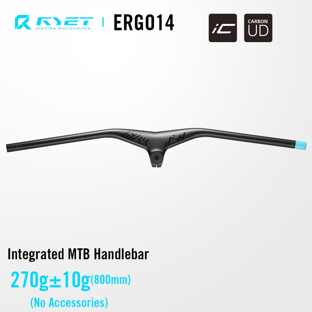 LEXON MTB Integrated Handlebar Carbon Fiber Rise 800mm -7 Degrees XC ...
