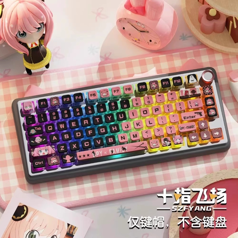 【Keycap Only】Anya Keycap SPY×FAMILY Four Sides Shine Through 122 Keys ...
