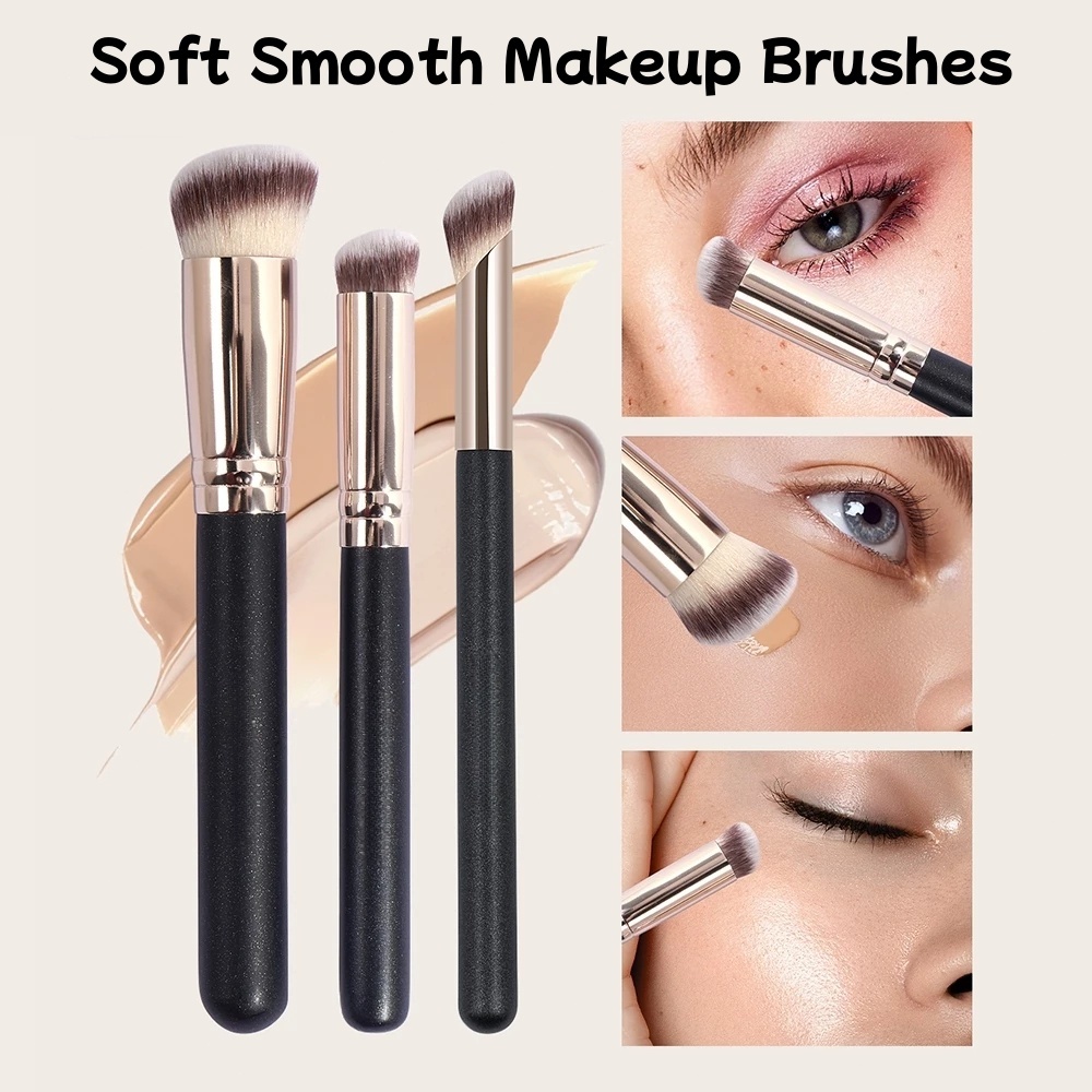 3Pcs Black Diamond Concealer Brush Shadow Brush Soft Hair New Style ...